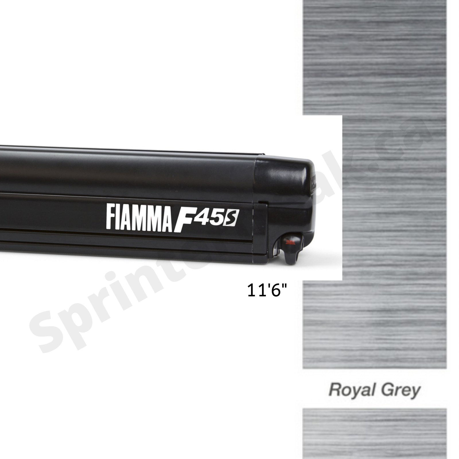 Auvent FIAMMA F45S-11.6 (350) Noir - Gris – Sprinterfreak